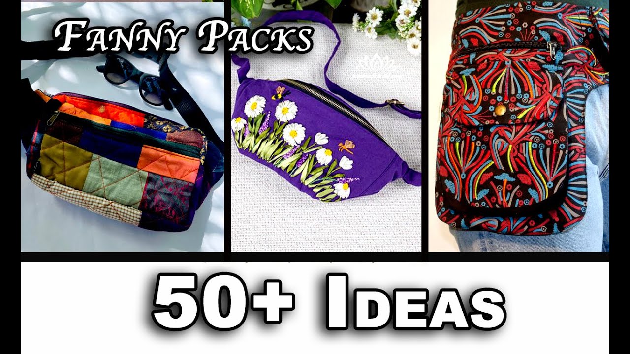 50+ DIY Fanny Pack Ideas to Hold all of Your Essentials - YouTube