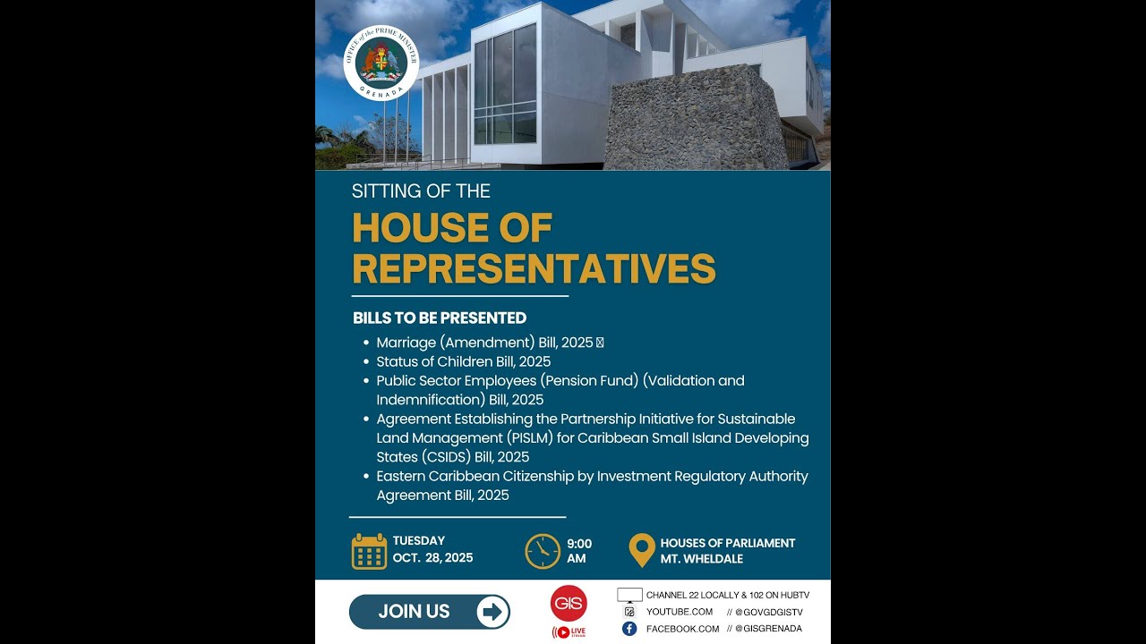 Sitting of the House of Representatives | Tuesday October 28, 2025 ...