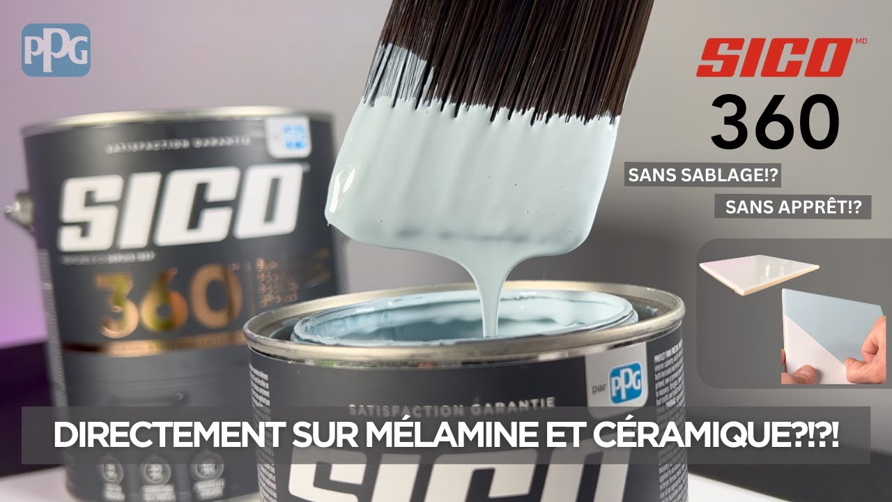 Sico Présente le 360™! Mélamine, Céramique, Peinture à l'huile Lustrée ...