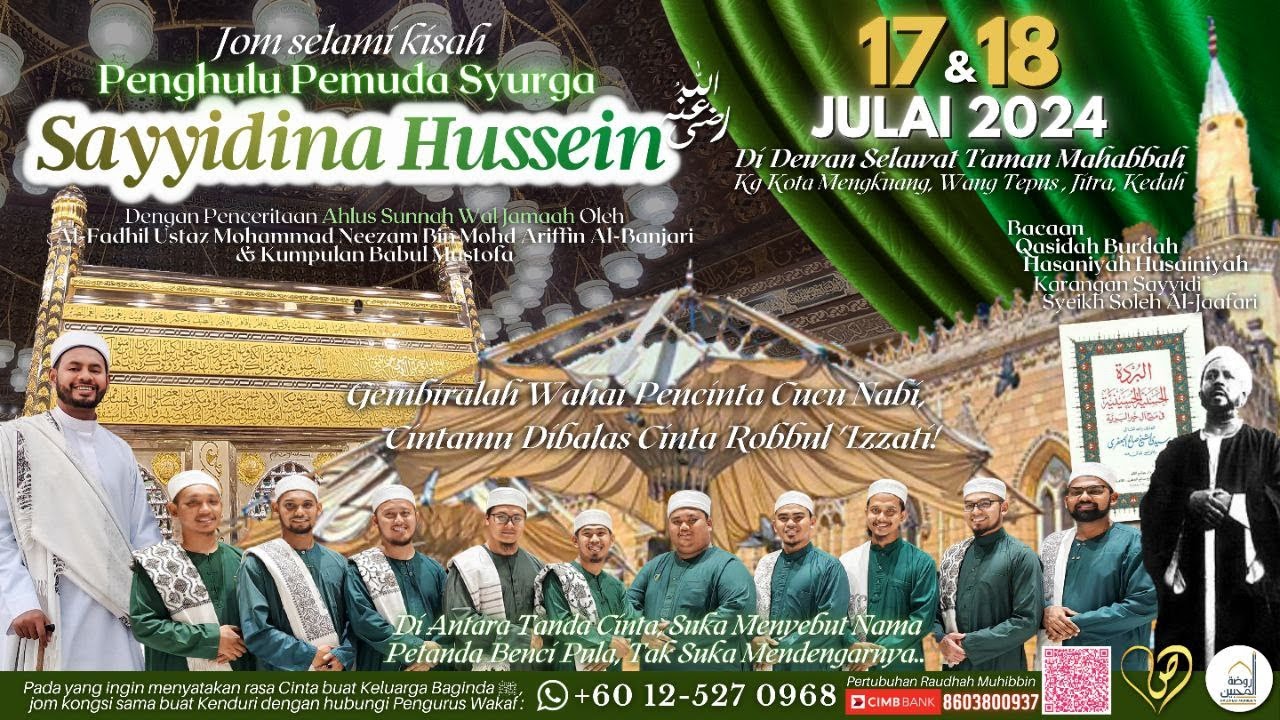Live | 17/7/2024 - JOM SELAMI KISAH PENGHULU PEMUDA SYURGA SAYYIDINA ...