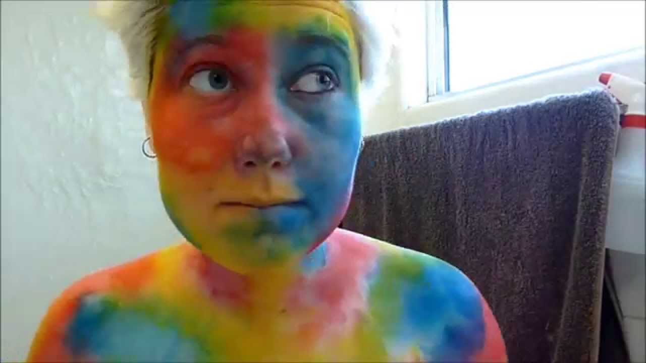 Rainbow Body Art - YouTube
