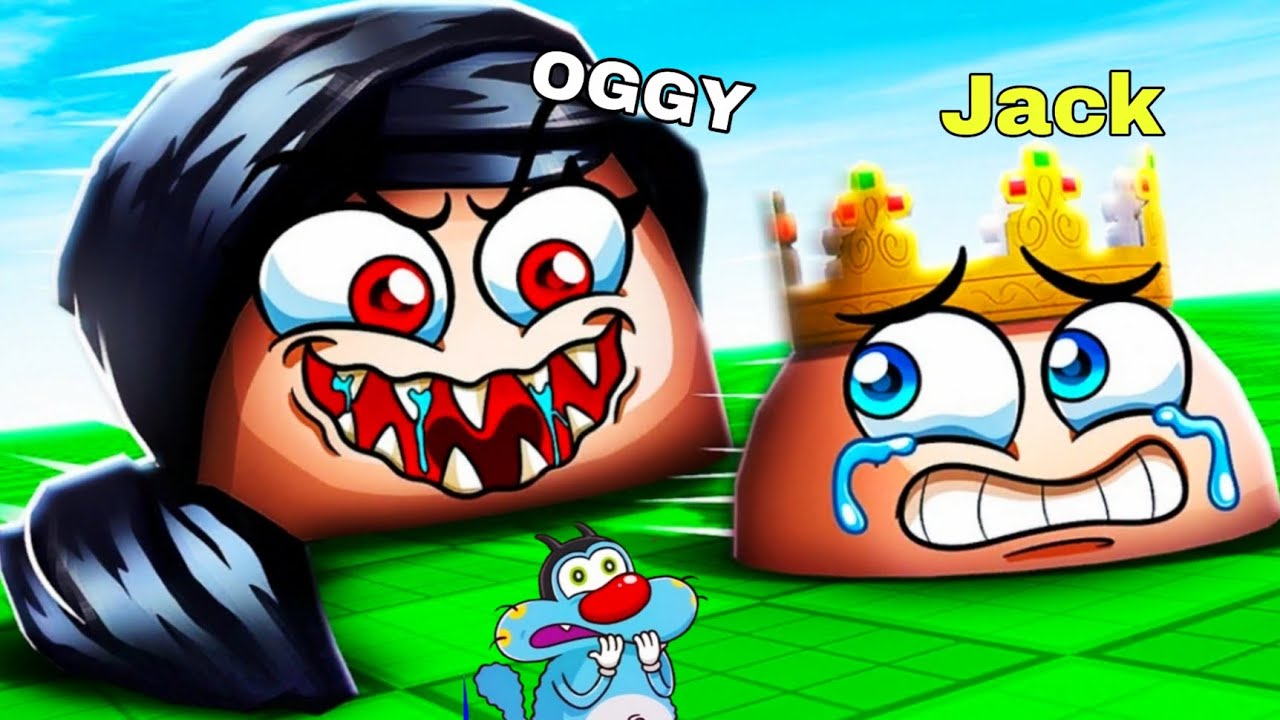 oggy Become Jack play game Roblox Eat Slimes To Grow Huge - YouTube