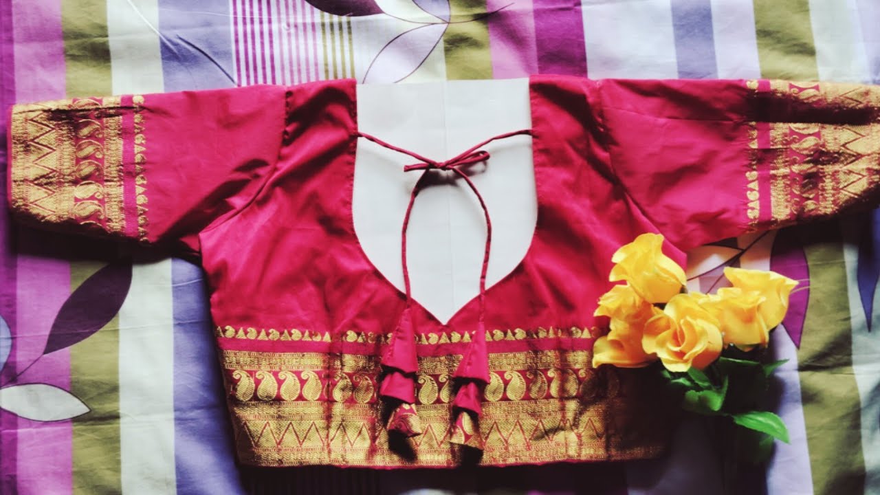 Simple blouse back design cutting and stitching | back design | viral ...