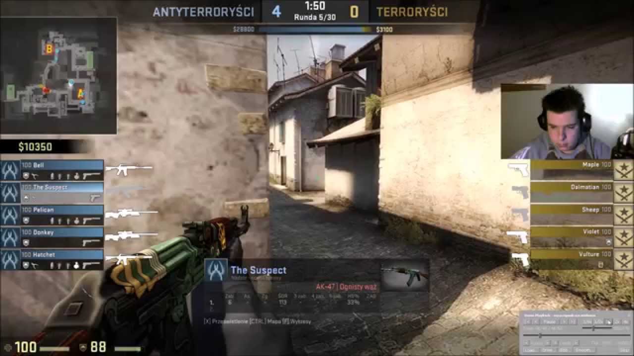 Overwatch #1 CS:GO ! The Suspect w akcji, 2/3 hack :D - YouTube