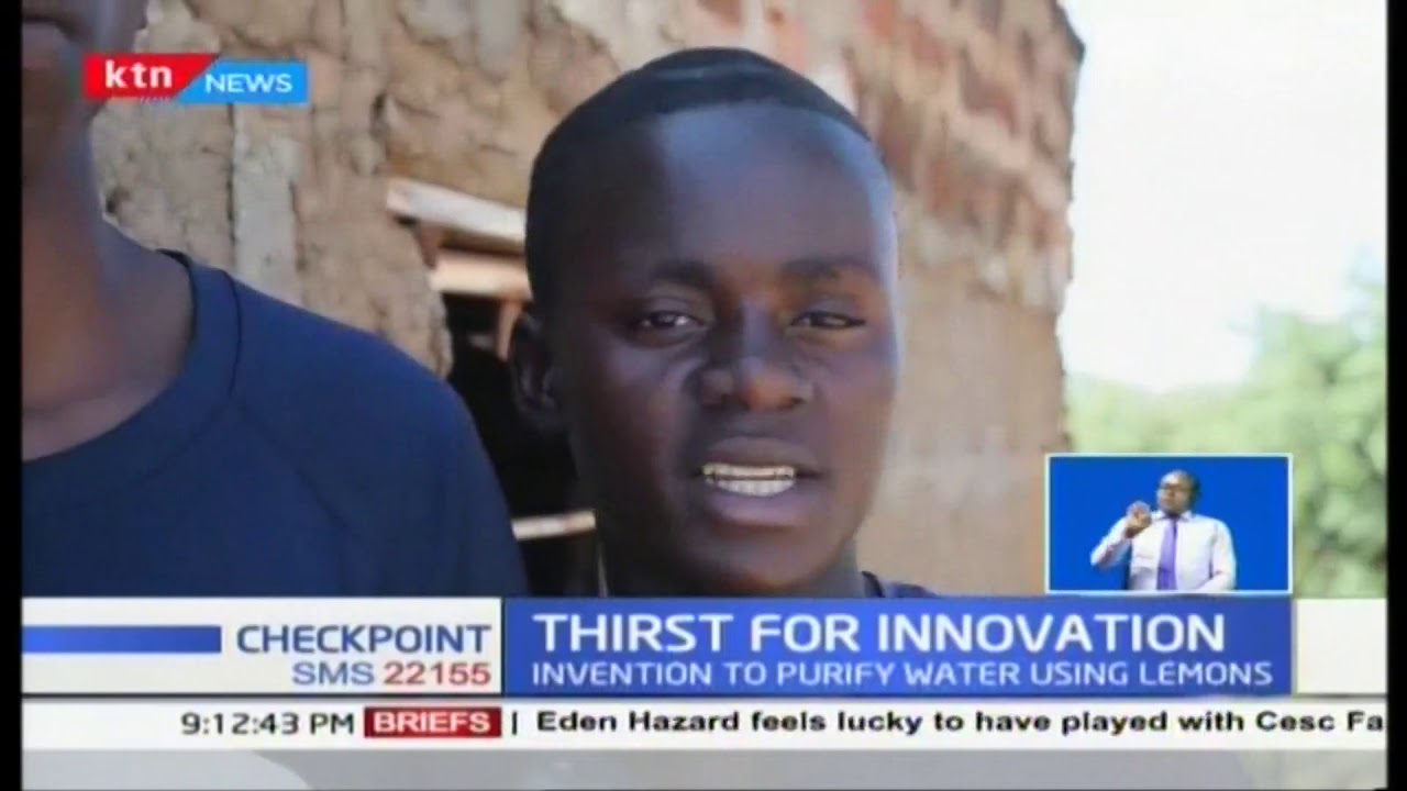Two high school students from Busia invent way to purify water using ...