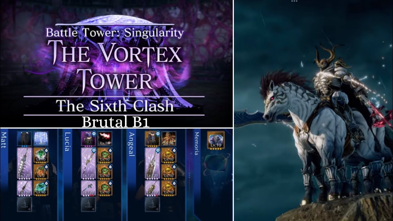[FF7 : EC] Battle Tower : The Sixth Clash (Brutal) B1 - YouTube