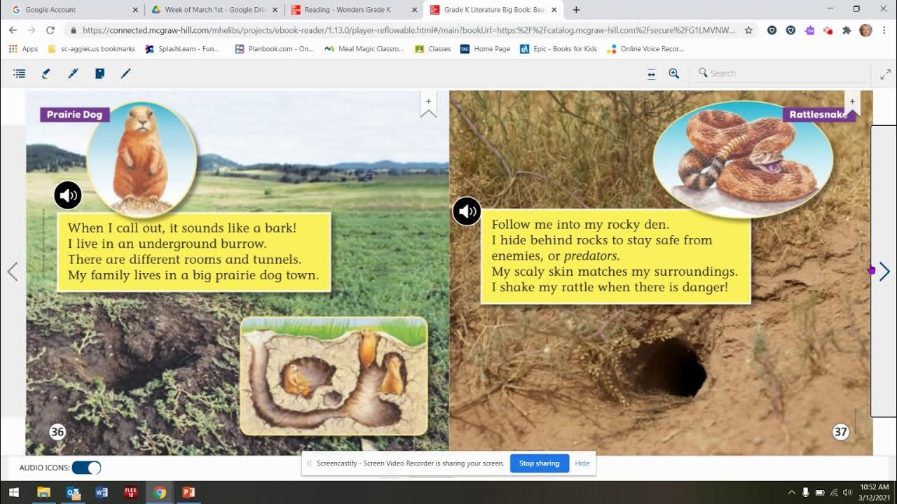 "Animal Homes" Wonders Unit 7 Week 3 - YouTube