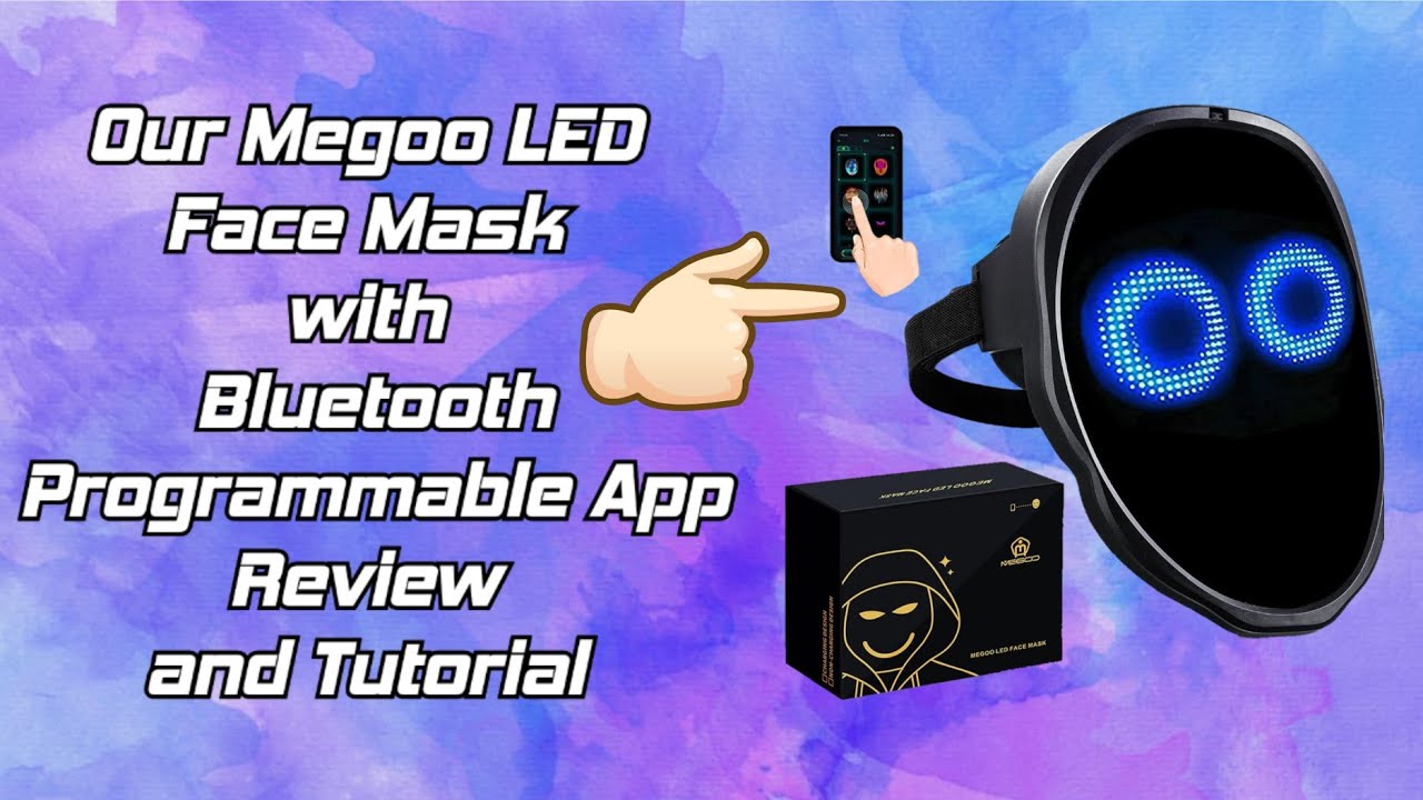 Our Megoo LED Face Mask with Bluetooth Programmable App Review and ...