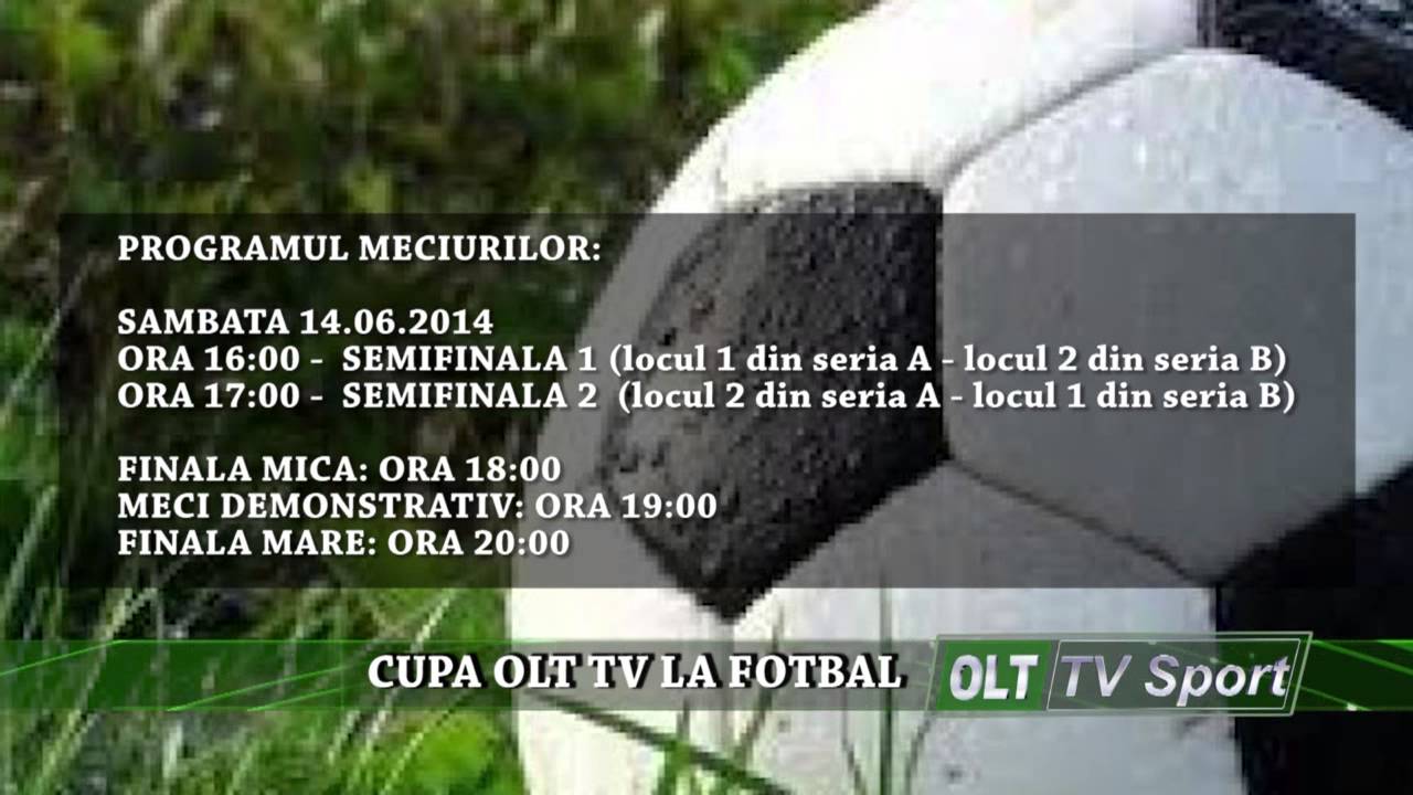 CUPA OLTTV LA FOTBAL 0606 - YouTube