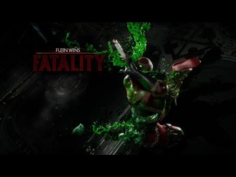 Mortal Kombat 11 Fujin fatality on Spawn - YouTube
