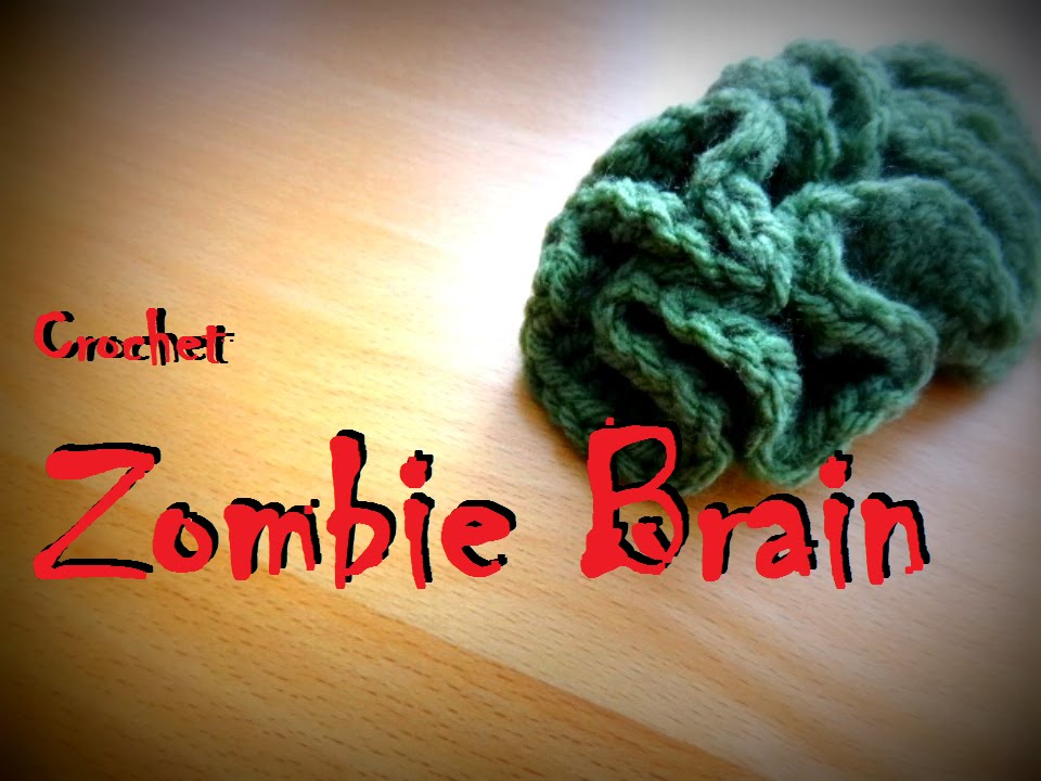 Crochet Small Zombie Brain / Pink Brain | HALLOWEEN - YouTube