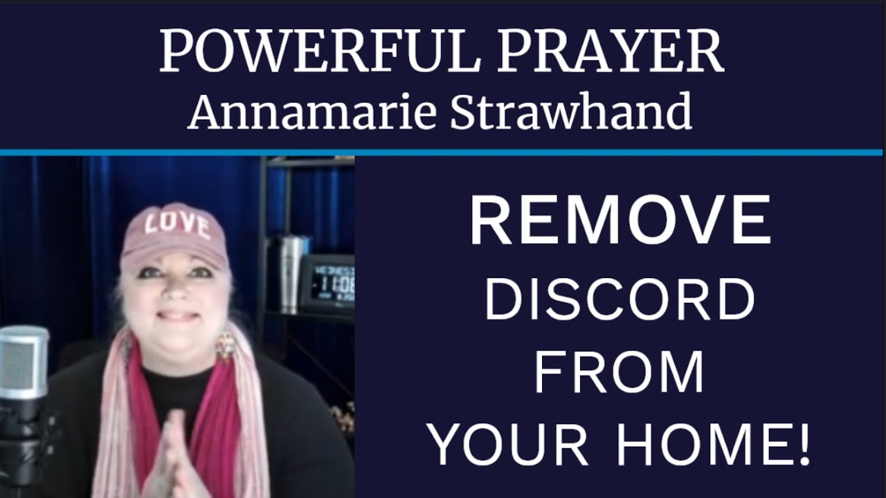 Powerful Prayer: Remove Discord From Your Home! - YouTube