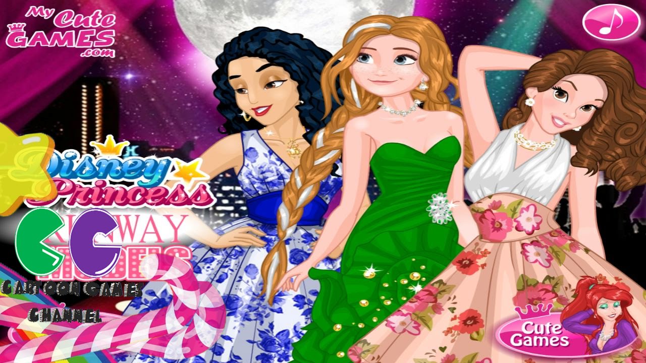 Disney Princesses Runway Models: Disney Princess Show. - YouTube