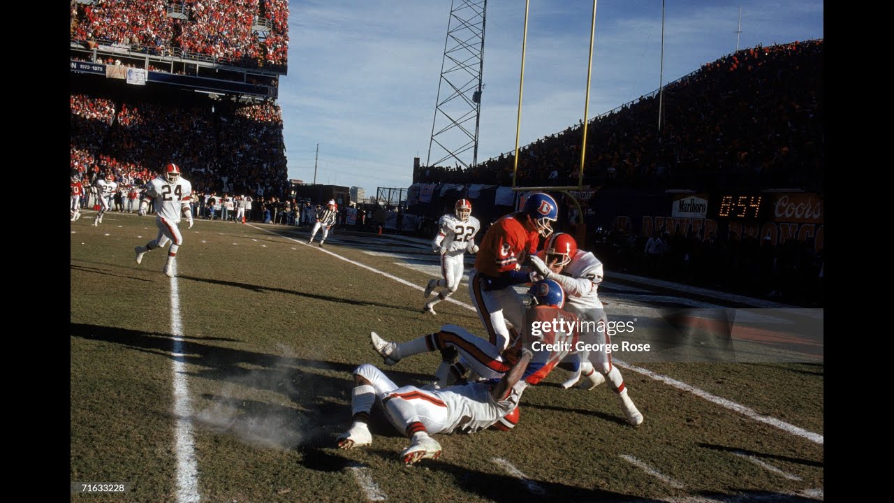 1987 PLAYOFFS AFC CHAMPIONSHIP BROWNS AT BRONCOS PART 1 - YouTube
