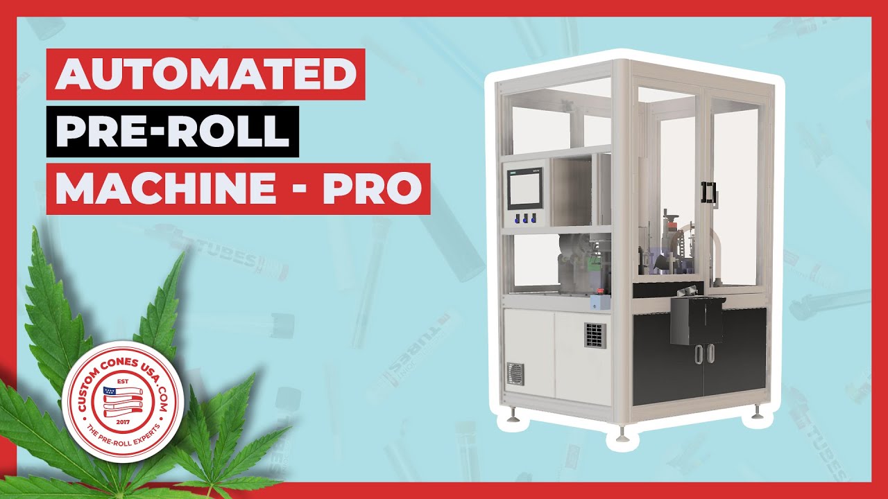 Automatic Pre-Roll Machine - Pro | Custom Cones USA - YouTube