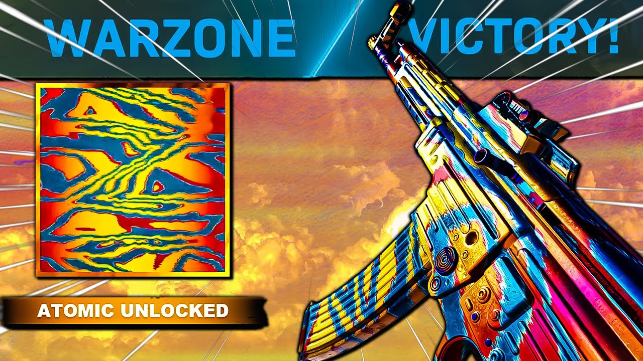 FINALLY... I UNLOCKED ATOMIC CAMO in WARZONE!! (Warzone Pacific) - YouTube