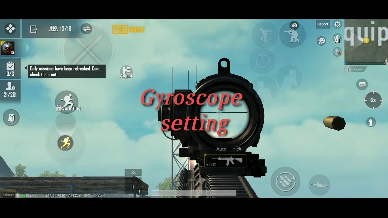 #Pubg Gyroscope setting 👆 - YouTube