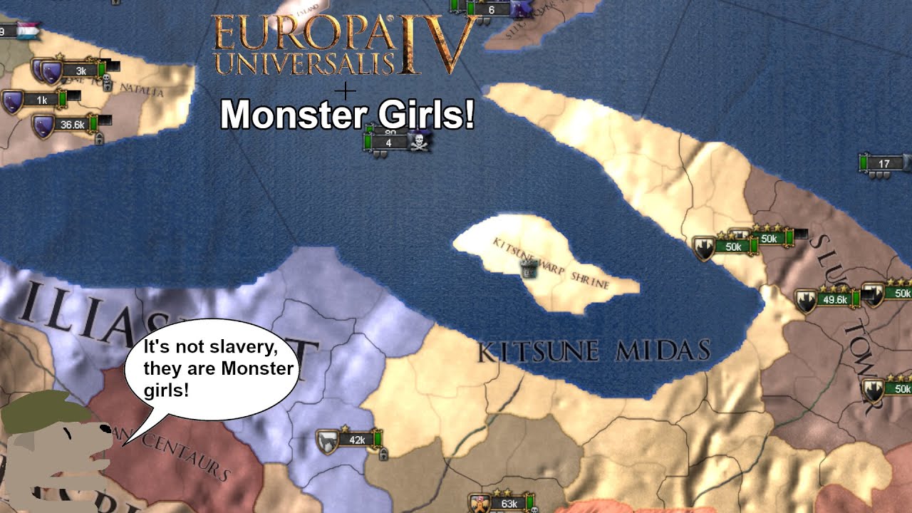 Modded EU4 Monster Girls Universalis: Conquering half a continent for ...