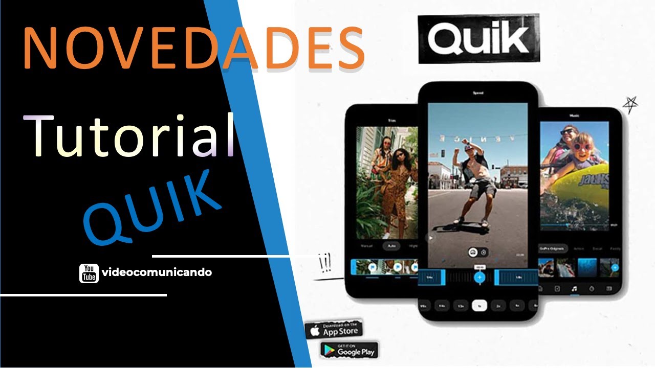 Novedades app Quik Tutorial - YouTube