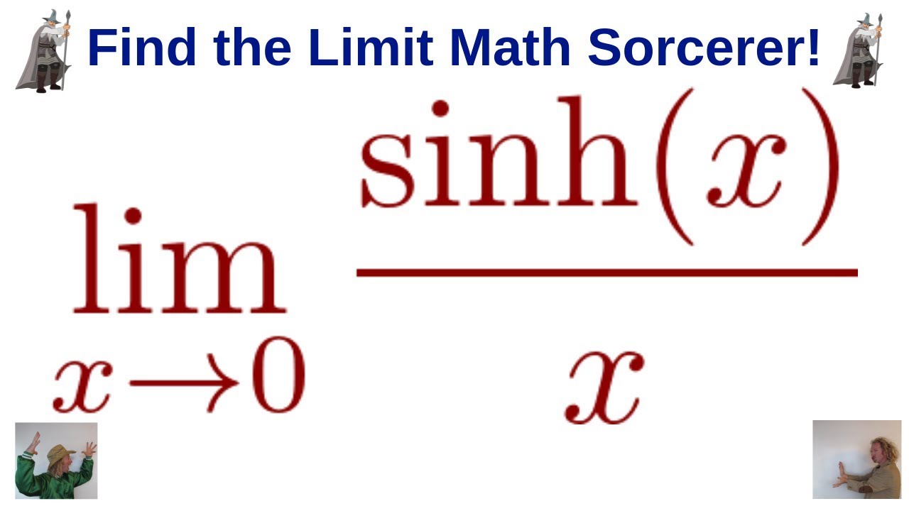 Limit of sinh(x)/x as x Approaches Zero - YouTube