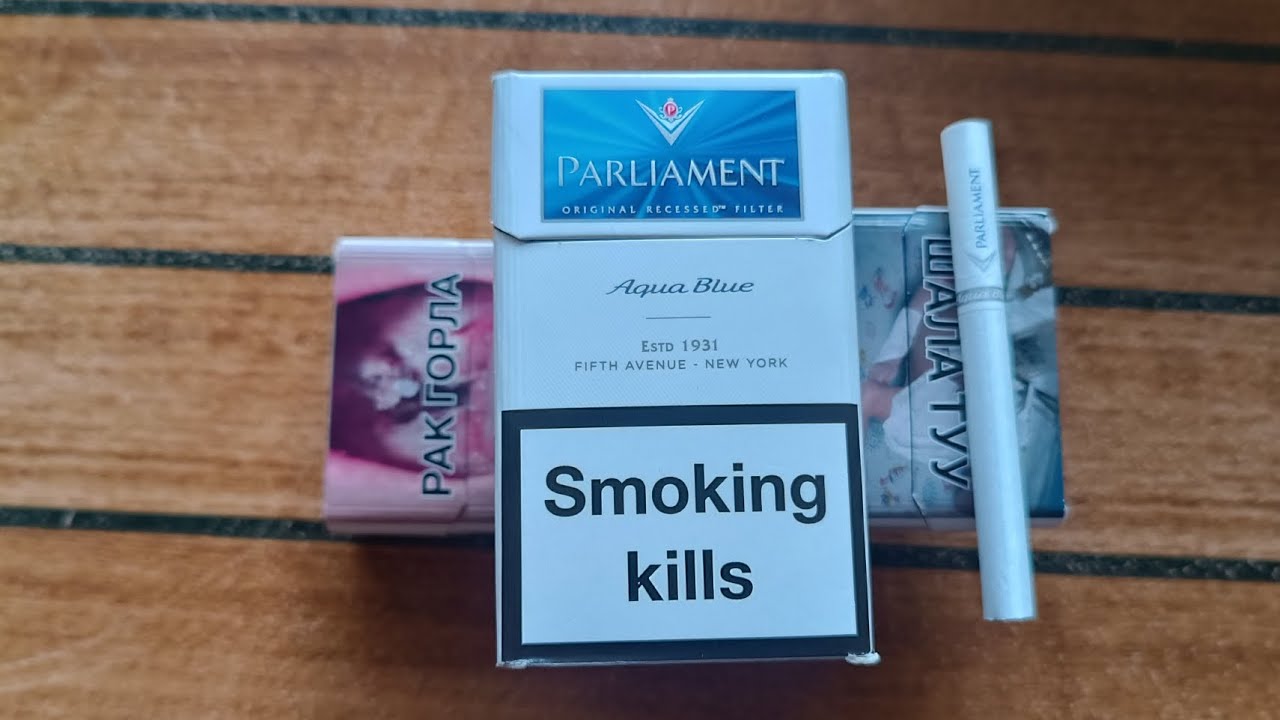 Обзор сигарет Parliament Aqua Blue Duty-free. Лучше но хуже? - YouTube