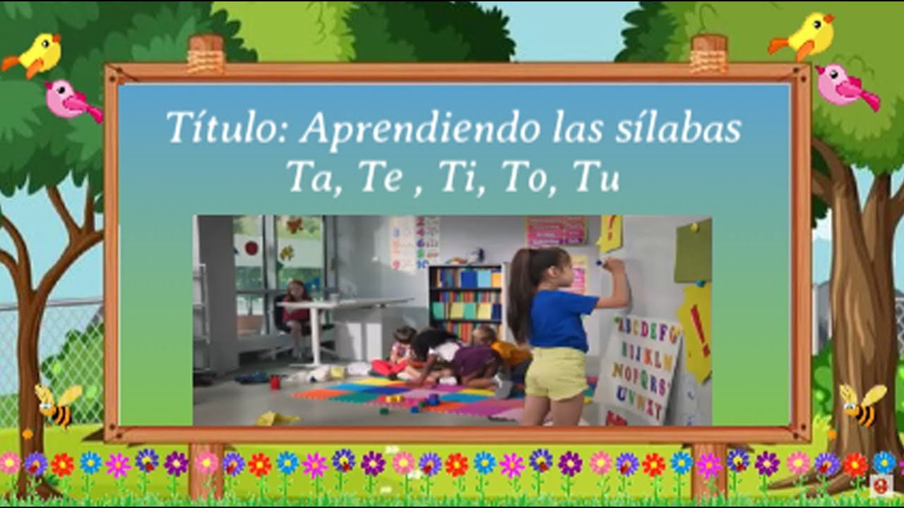 Aprende las sílabas TA, TE, TI, TO, TU - YouTube