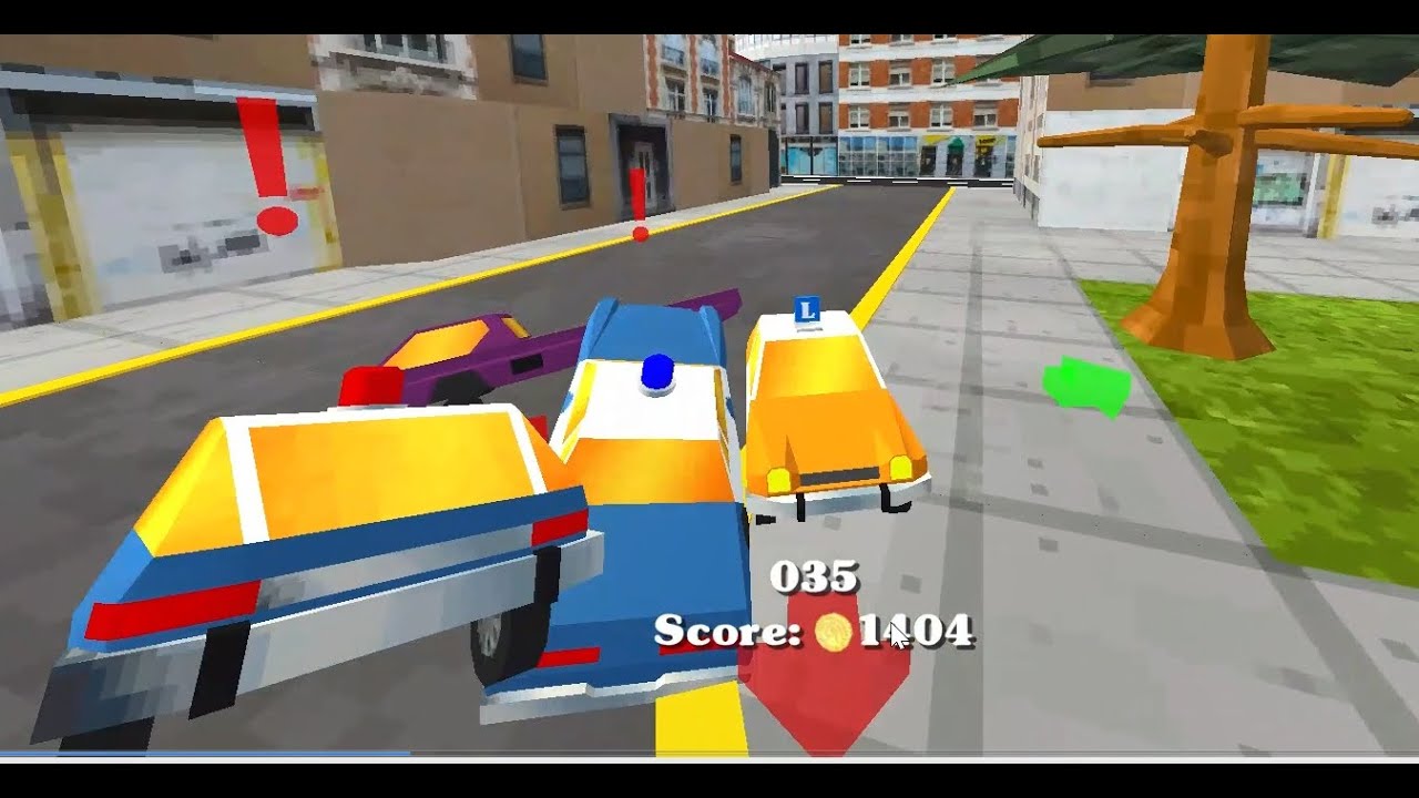Police chase robber car - blacktop police chase gameplay - YouTube