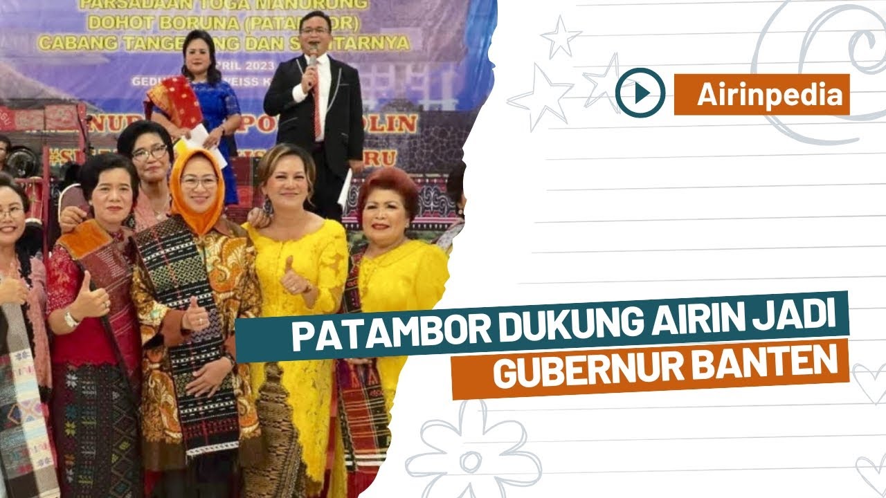 Patambor Dukung Airin Jadi Gubernur Banten - YouTube