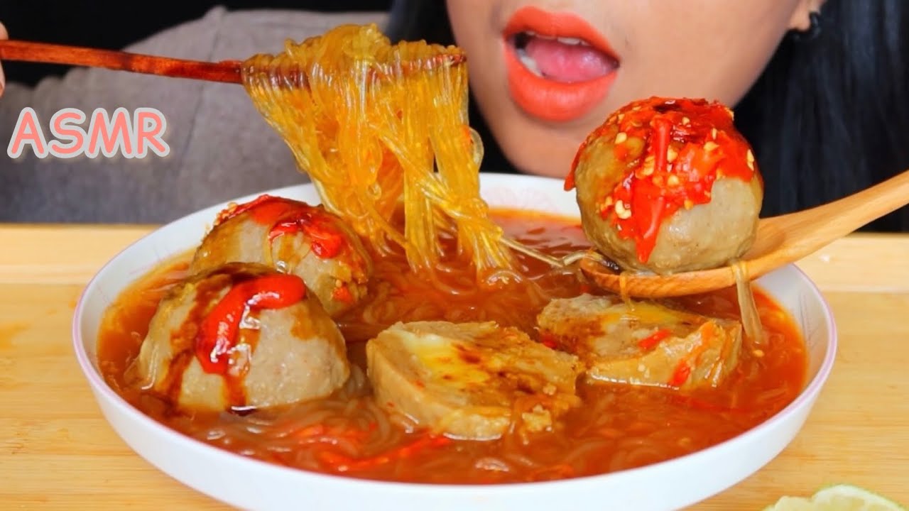 ASMR BAKSO KEJU ||MUKBANG INDONESIA #ASMR #asmrsounds #eatingsounds ...