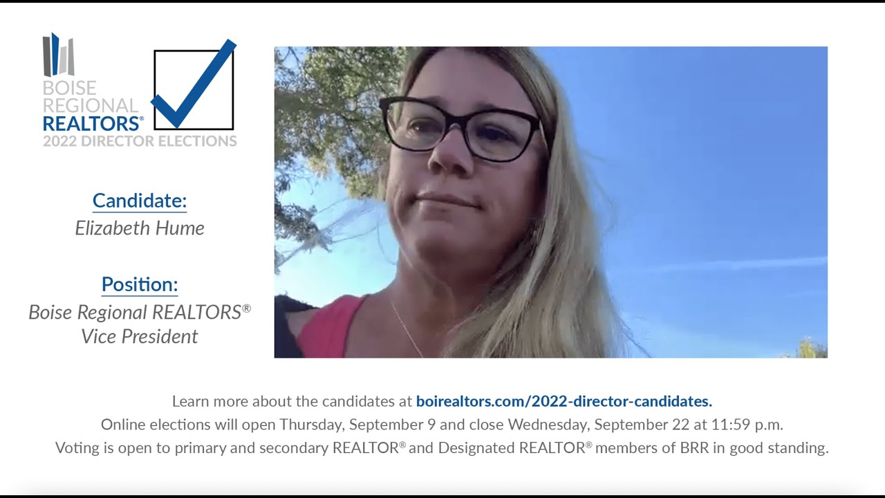Elizabeth Hume (BRR Vice President Candidate) - YouTube