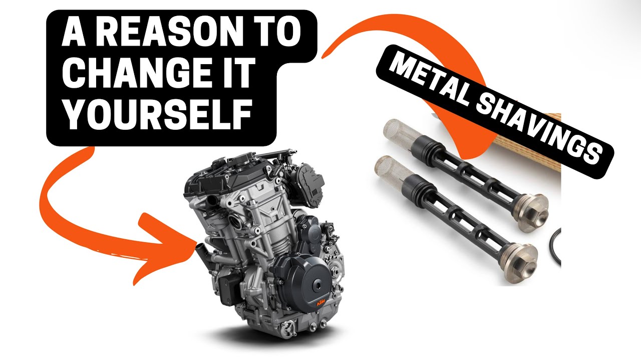 KTM Duke Oil Change (790, 890, 890 R) - Engine Wear You Should Be Aware ...