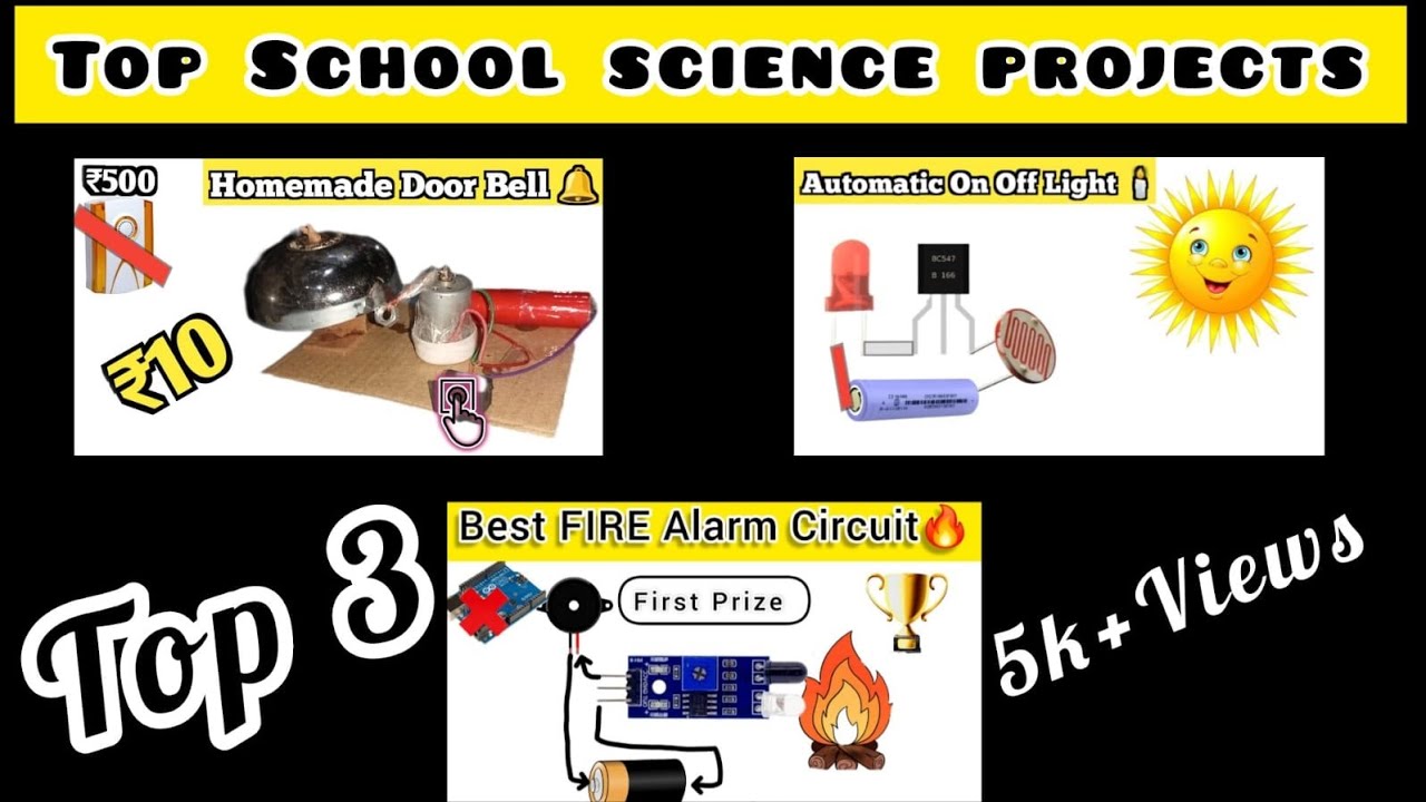 Top 3 simple school science project || 3 Crazy Project || Kj ...