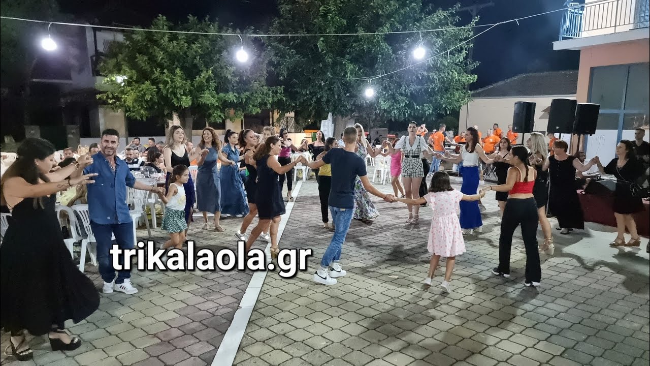 Κρήνη Τρίκαλα Αντάμωμα μουσικοχορευτική παραδοσιακή δημοτική βραδιά ...