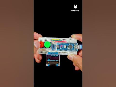 Chrome Game - Arduino Nano - Oled display - YouTube