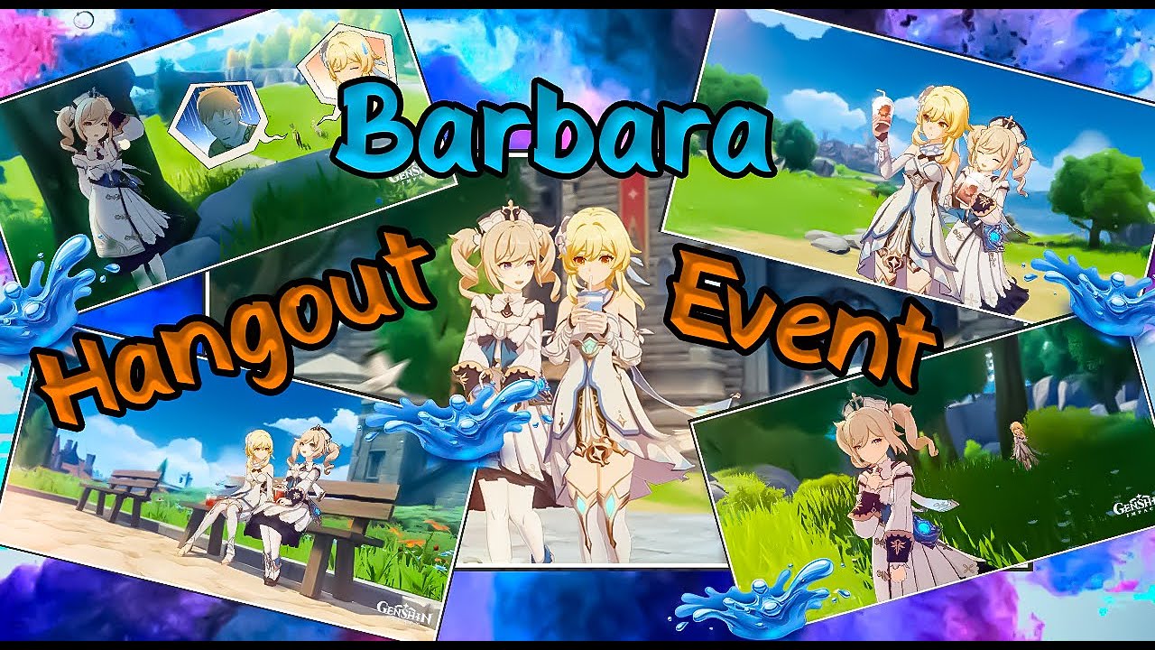 Barbara Hangout Event All 5 Endings - Genshin Impact - YouTube