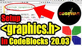 How to run graphics program on codeblocks(110% working) - YouTube