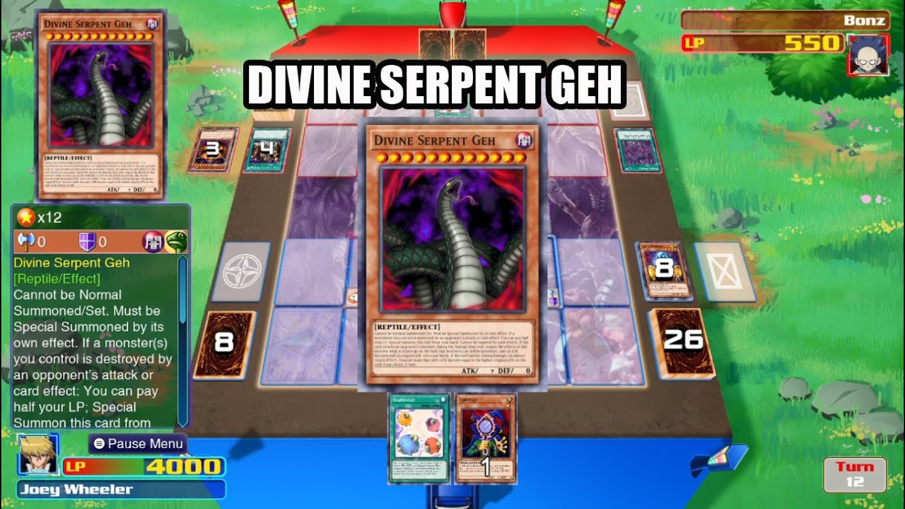 Yu Gi Oh! Legacy of the Duelist Link Evolution - Divine Serpent Geh ...