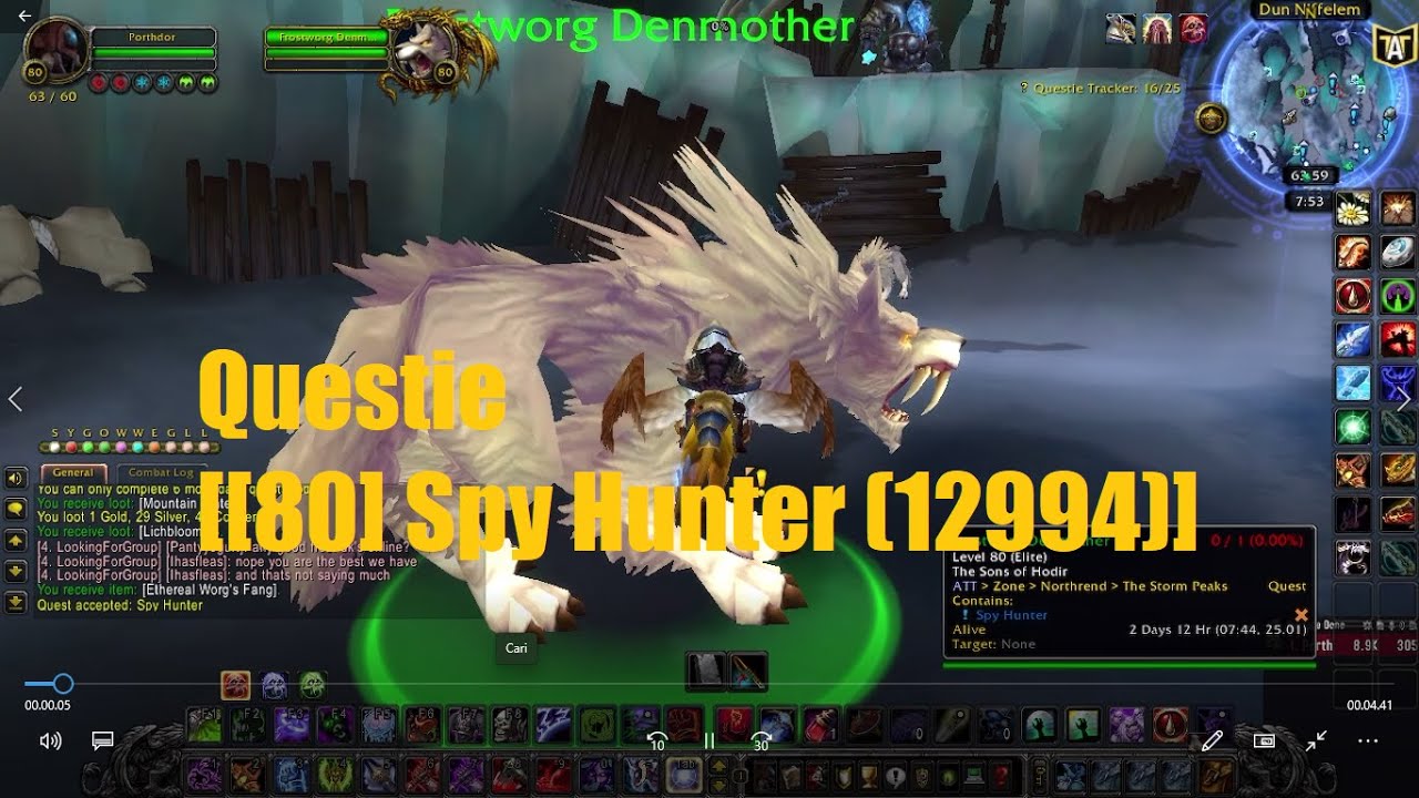 wotlk classic [[80] Spy Hunter (12994)] - YouTube