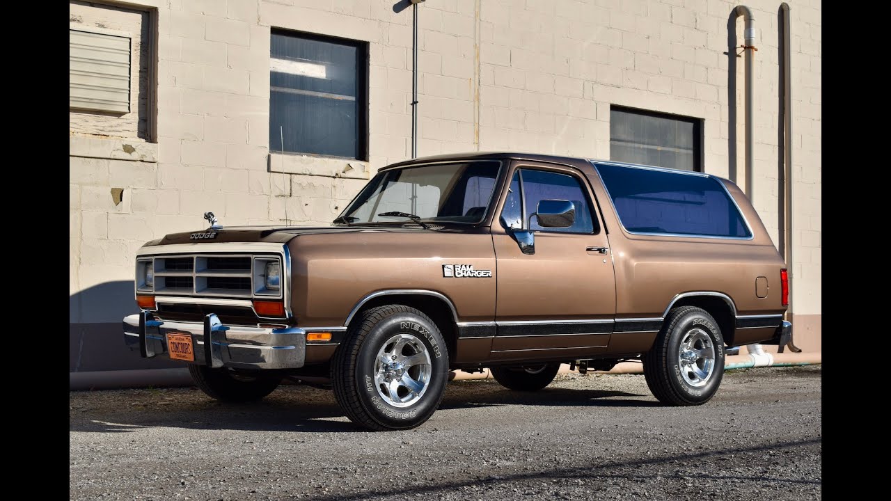 1989 DODGE RAM CHARGER 100 | MOTORVAULT - YouTube