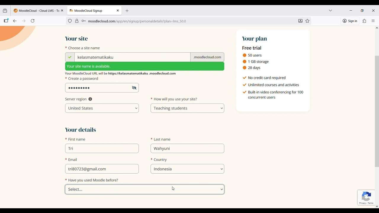 Tutorial membuat website LMS Moodle - YouTube