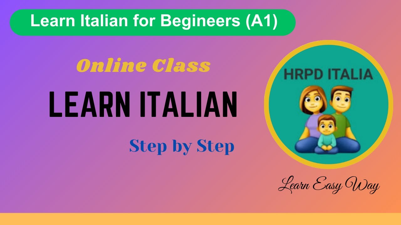 🔴Live Learn Basic Italian in 1 day | easy way Learn Italian | Italian ...