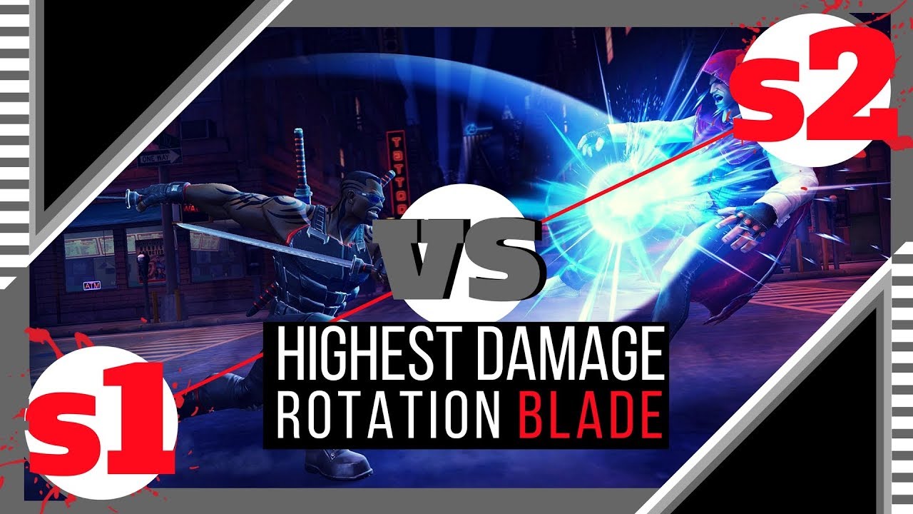 Highest Damage Rotation - Blade Special 1 vs. Special 2 | Marvel ...