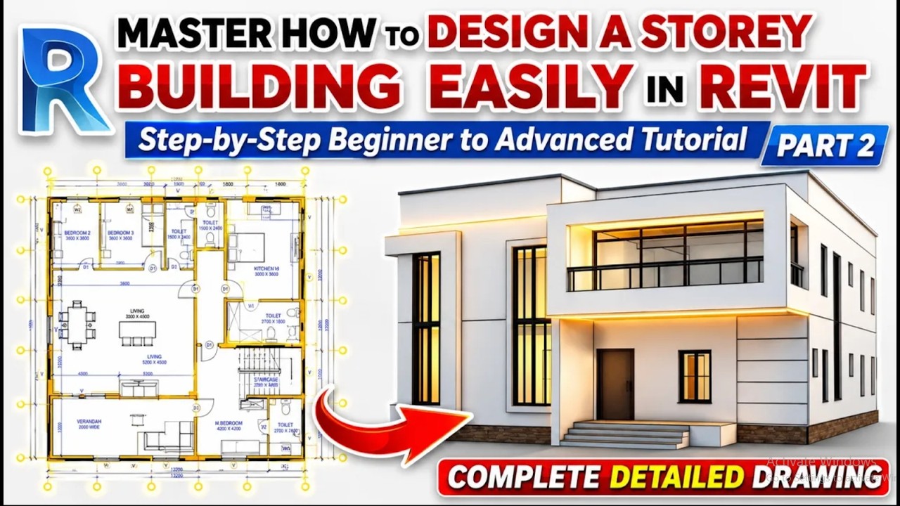 How to Design a story Building in Revit - Like a pro ||Beginners & Pros ...