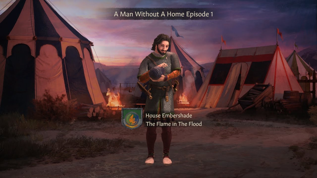 A Man Without A Home Episode 1 - CK3 AGOT - YouTube