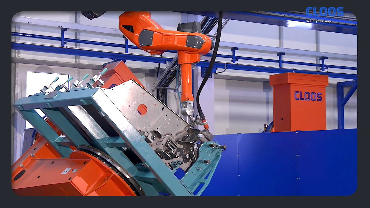 CLOOS - Highest efficiency due to simultaneous work - YouTube