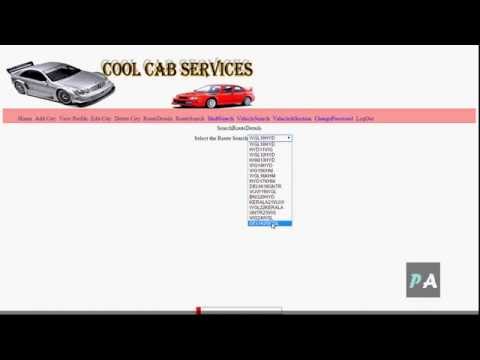 ONLINE CAB BOOKING PROJECT||CAB BOOKING WEBSITE PROJECT||WWW ...