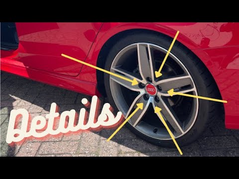 Audi A3 | Rode naafkappen - YouTube