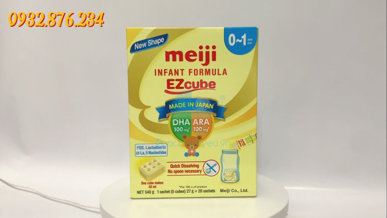 Sữa Meiji Infant Formula dạng thanh nhập khẩu cho trẻ 0-1 tuổi - Sữa ...