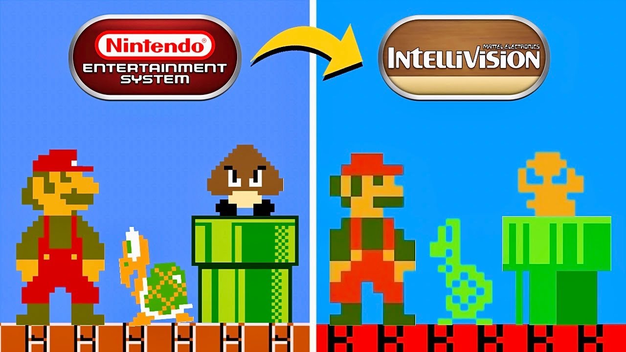 What if Super Mario Bros. NES was made for Intellivision?! - YouTube