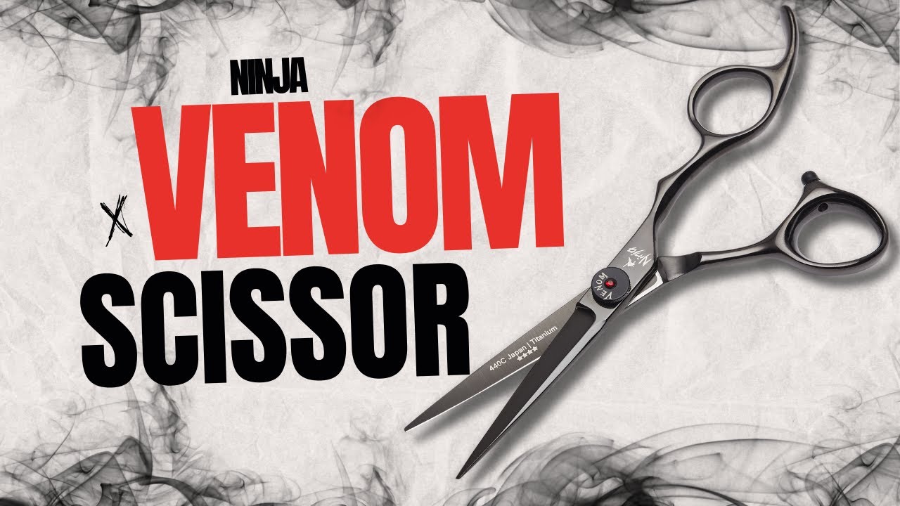 Ninja Venom Hair Scissors And Shears | Ninja Scissors - YouTube